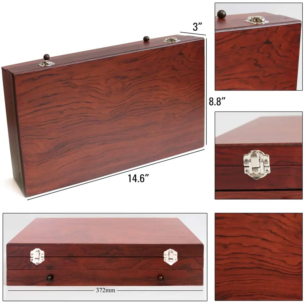 Art Supplies Drawing Tools Wooden Box Drawing Kit Art Set With ...