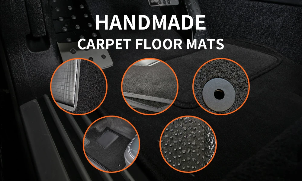 Made In Italy Recycled And Recyclable Black Polypropylene Car Rug Car ...