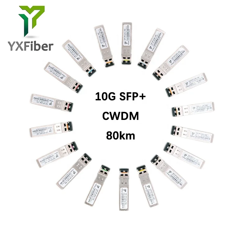 Cwdm Sfp+ 10g 80km C47 ~ C61 Lc Ddm Sfp Module Price Fiber Optical ...