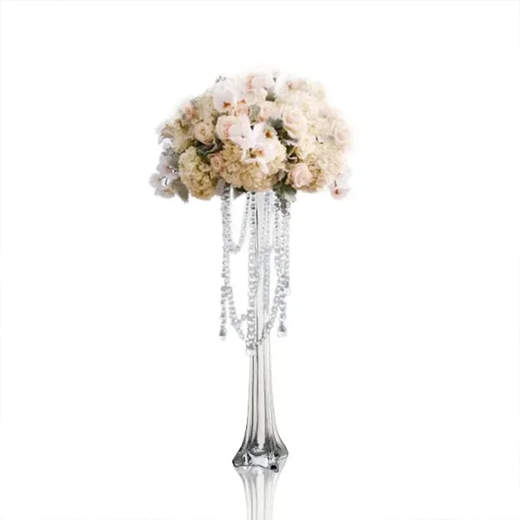 Aeofa Eiffel Tower Vase - Elegant Glass for Flower Decor