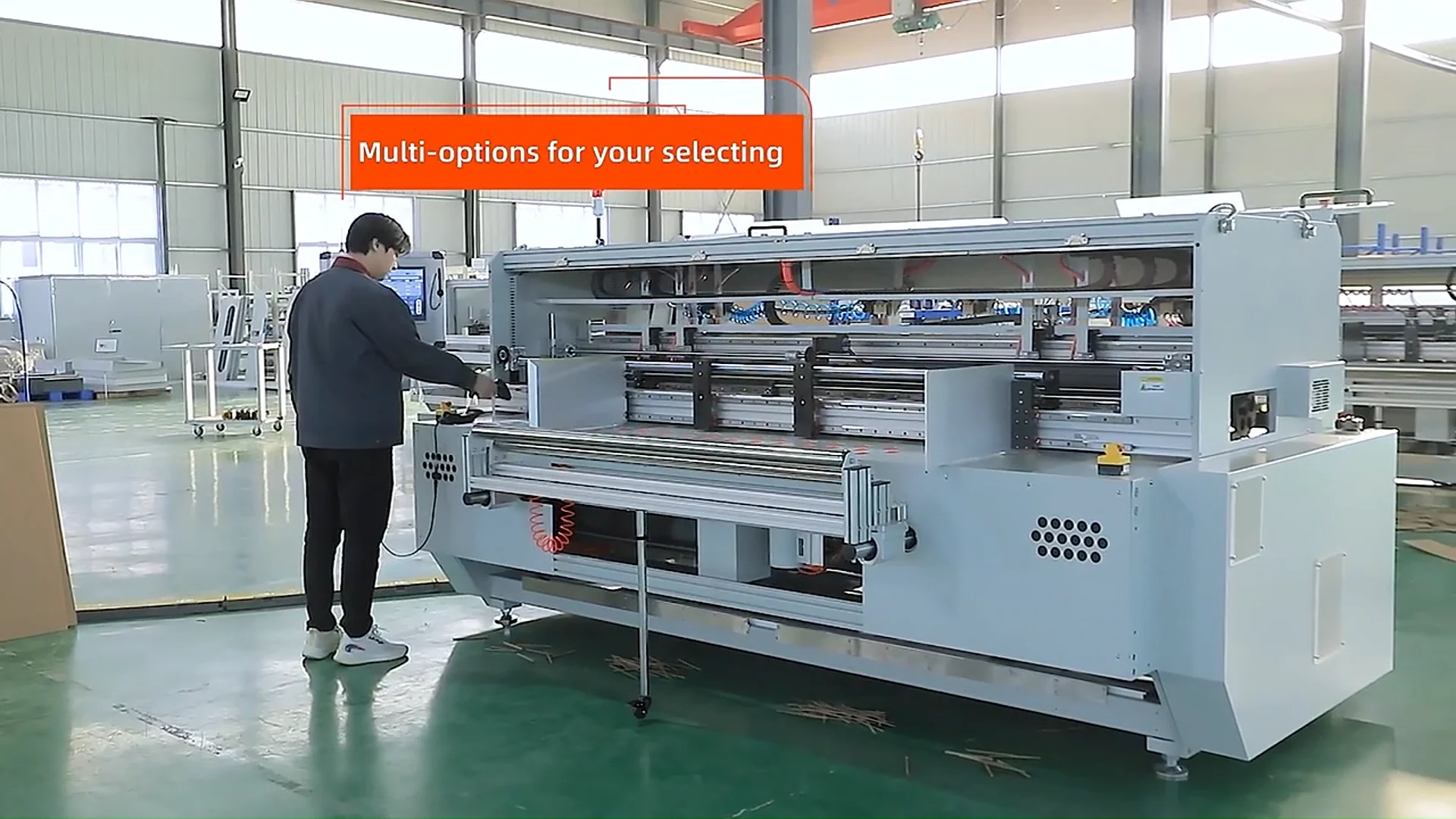 Aopack Short Run Box Slitter Slotter Gluer Automatic Corrugated Fefco ...