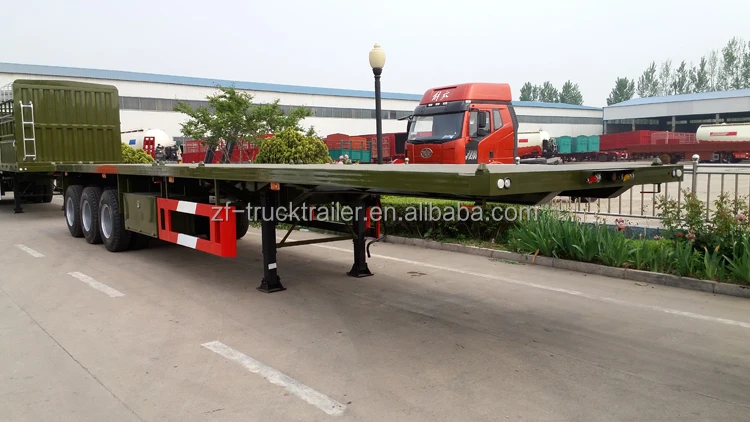 60 Ton 40ft Container Chassis Platform - Flatbed Trailer