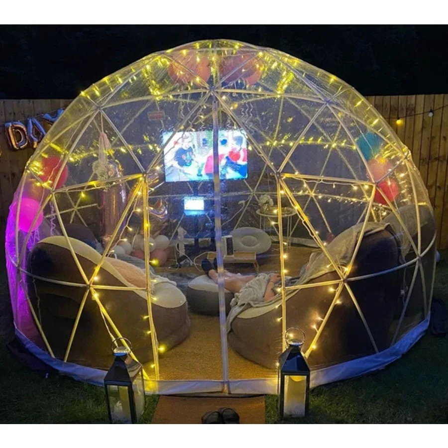 Garden Dome Igloo Tent,Outdoor Bubble Tent Dome,Transparent Igloo Dome For Garden Camping Patio ...