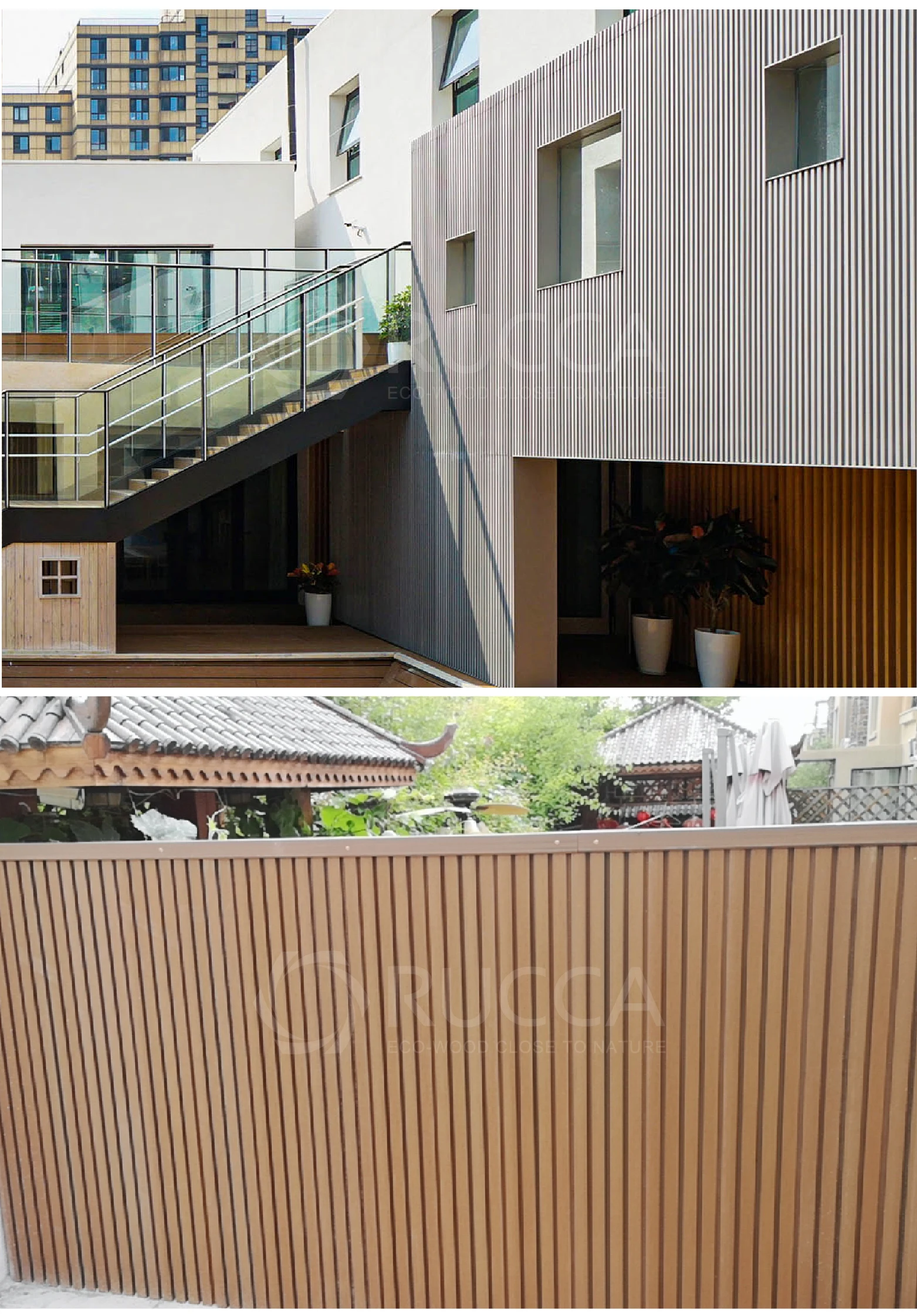 RUCCA WPC Wall Cladding - Durable, Low-Maintenance Siding