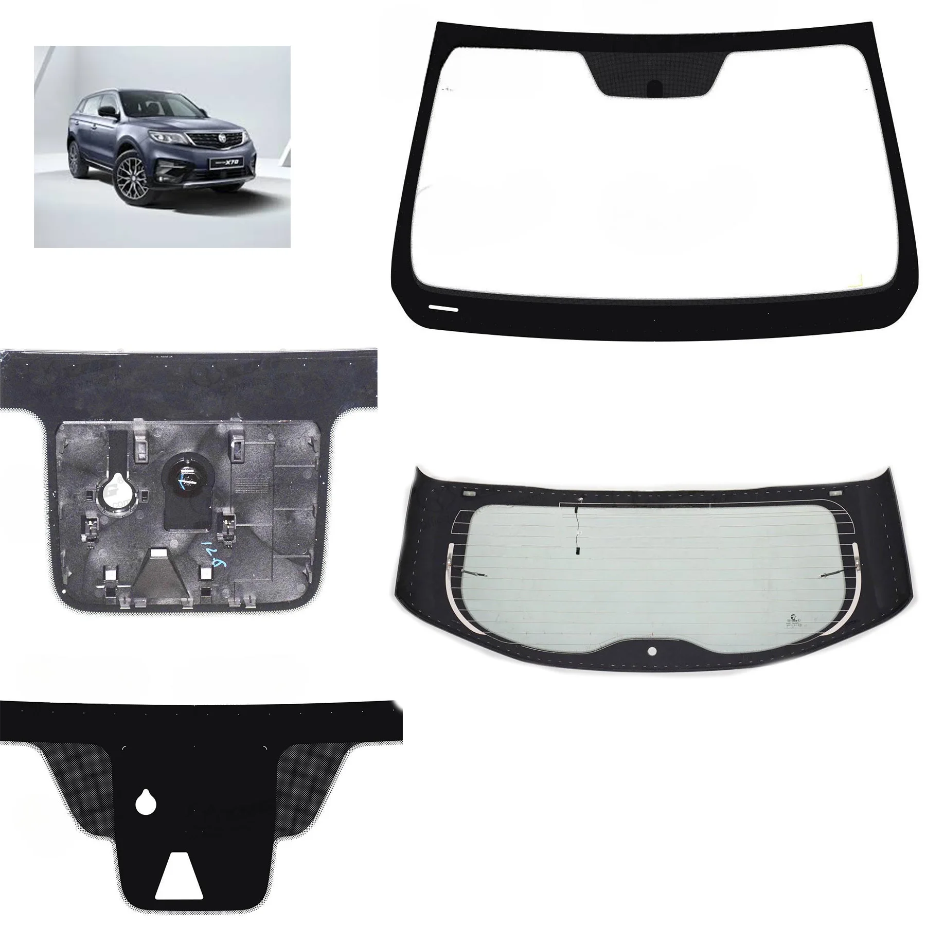Geely PROTON X70 windshield glass sunroof car glass auto glass car ...