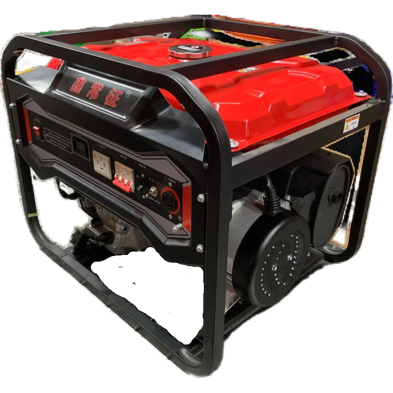 Portable 6.5KW Petrol Generator with 420cc 4-Stroke Engine 230V & 380V ...