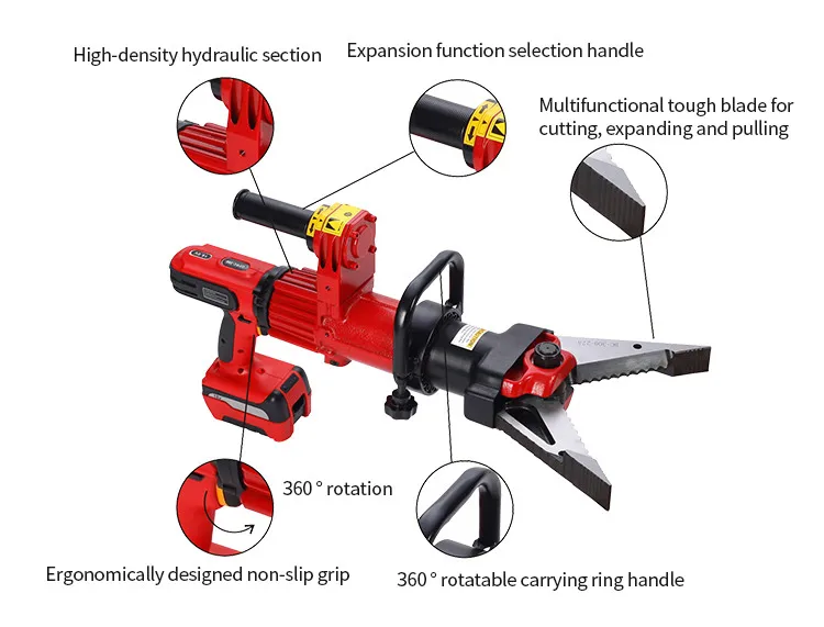 ODETOOLS Cordless Hydraulic Spreader - Efficient Rescue Tool