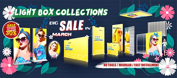 Outdoor Trade Show Led Booth Light Box Backlit Trade Show Exhibition ...