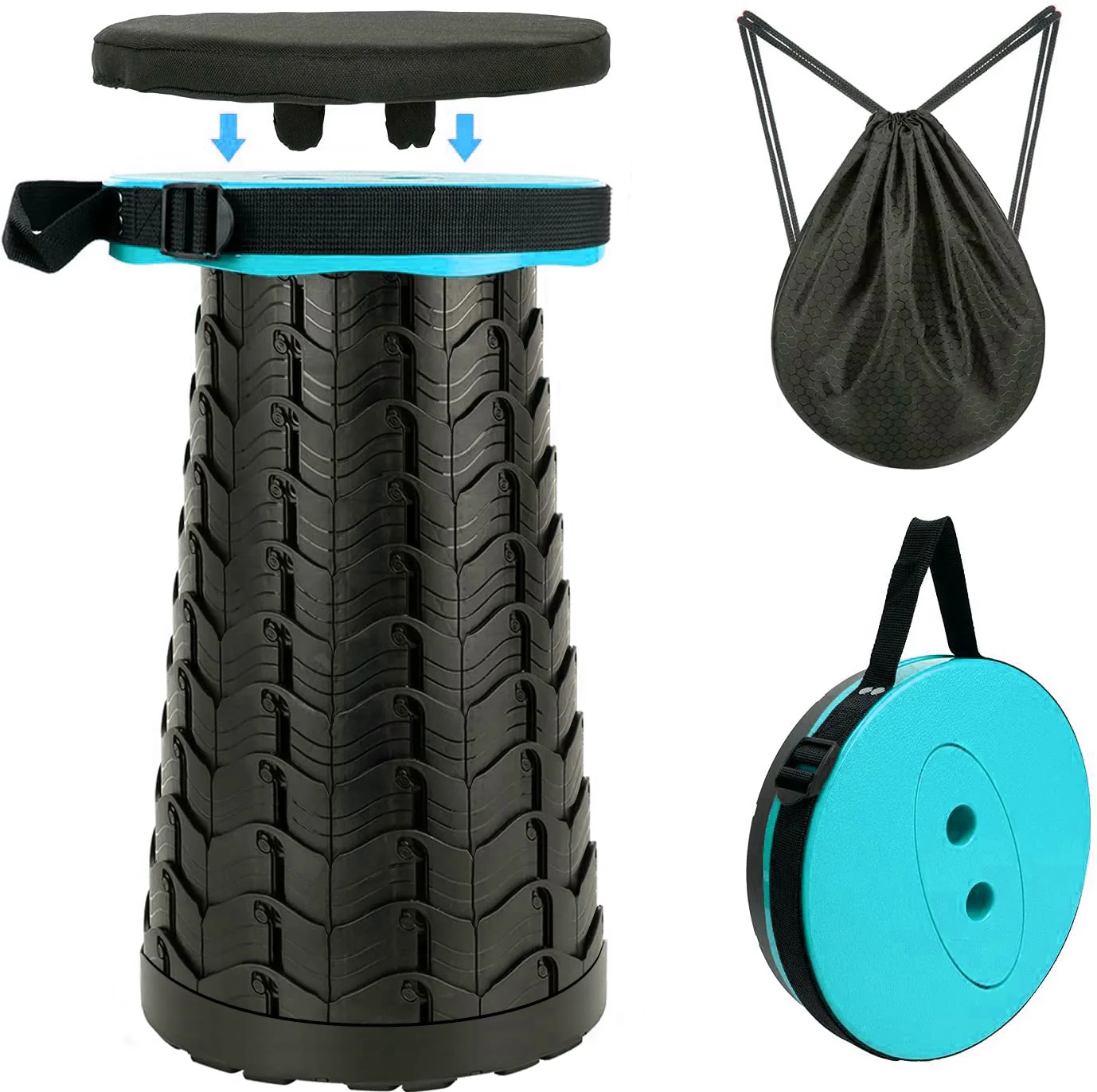 Collapsible Plastic Outdoor Portable Folding Stool for Bar