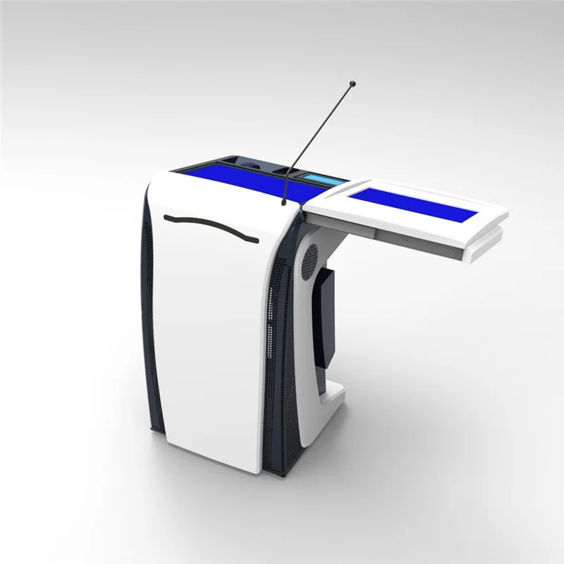 Dual Screen Conference Hall Speech Platform Speaker and Dual Screen ...