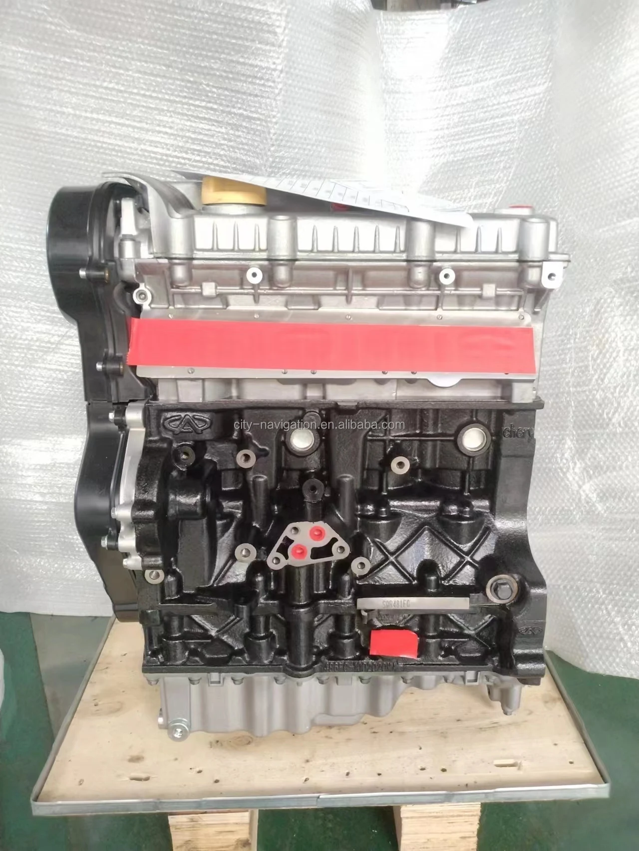 Auto Engine Sqr481fc 1.6l Gasoline Bare Engine Long Block For Chery A3 ...