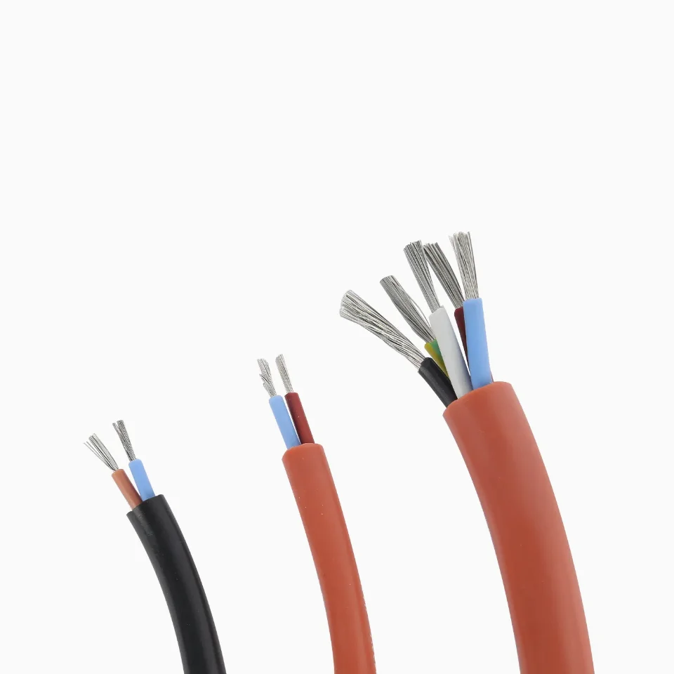 22AWG 300V PVC Rubber Jacketed Extension Cable 100m Stranded Conductor ...
