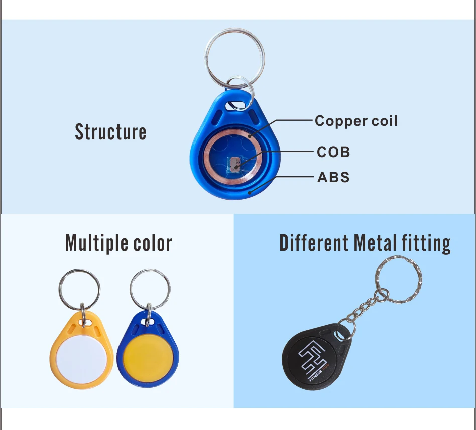 ABS RFID Keyfobs MIFARE DESfire EV1 2K Key Fobs RFID Keychain| Alibaba.com