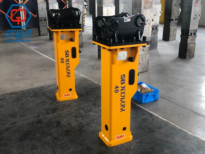 Yantai Price New Solution SB40 Box Type 68mm Hydraulic Breaker for 4-7 ...