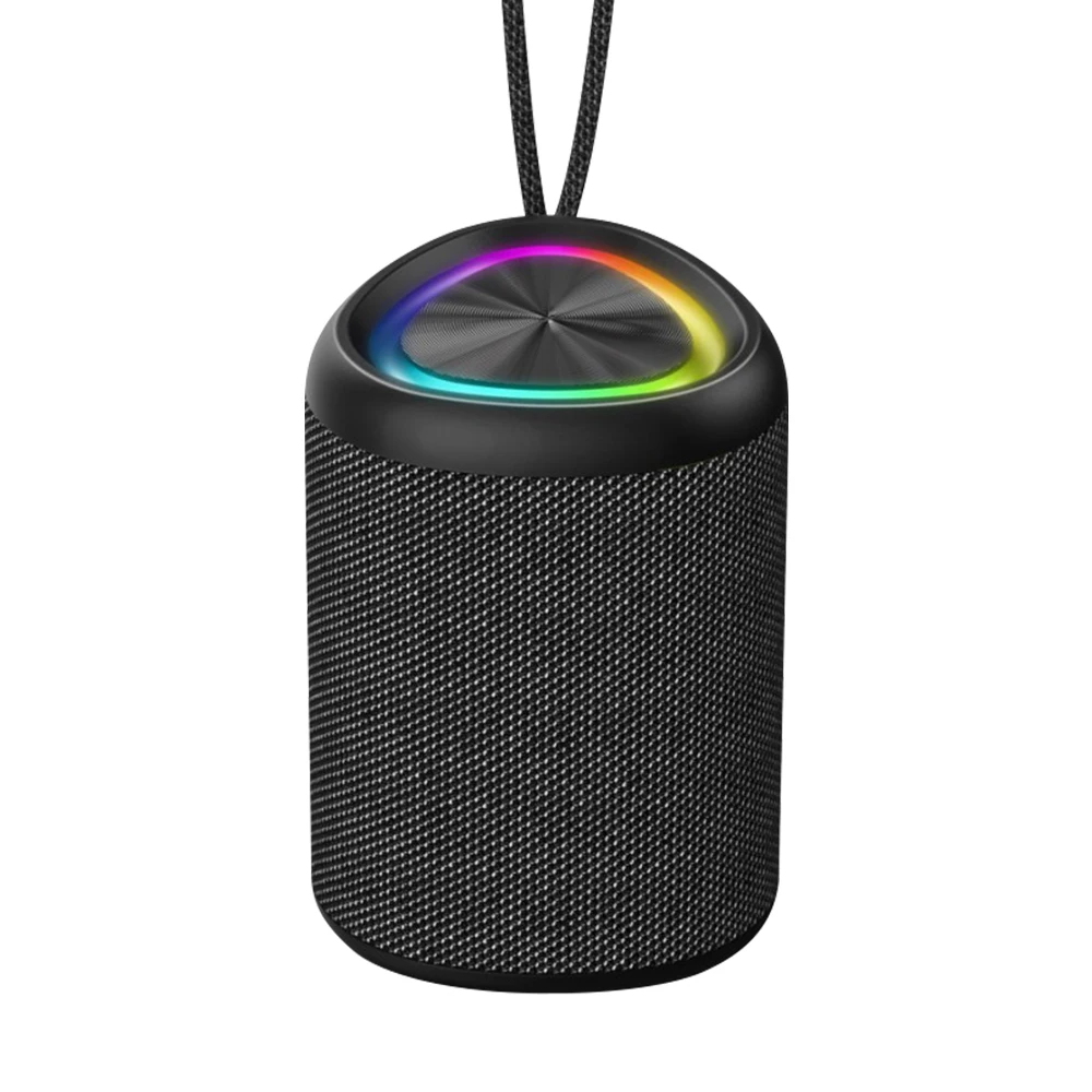 2024 New Mini Speaker with RGB LED Light BT5.3 TWS Portable Speaker ...
