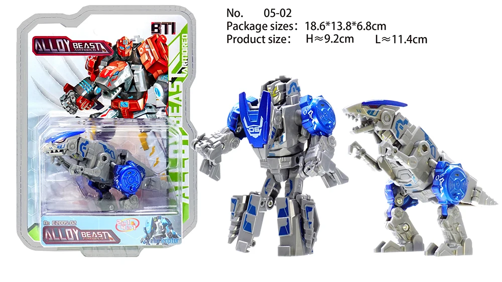 Cheap Alloy Series Metal Beast Deformation Robot Diecast Toy Manual ...