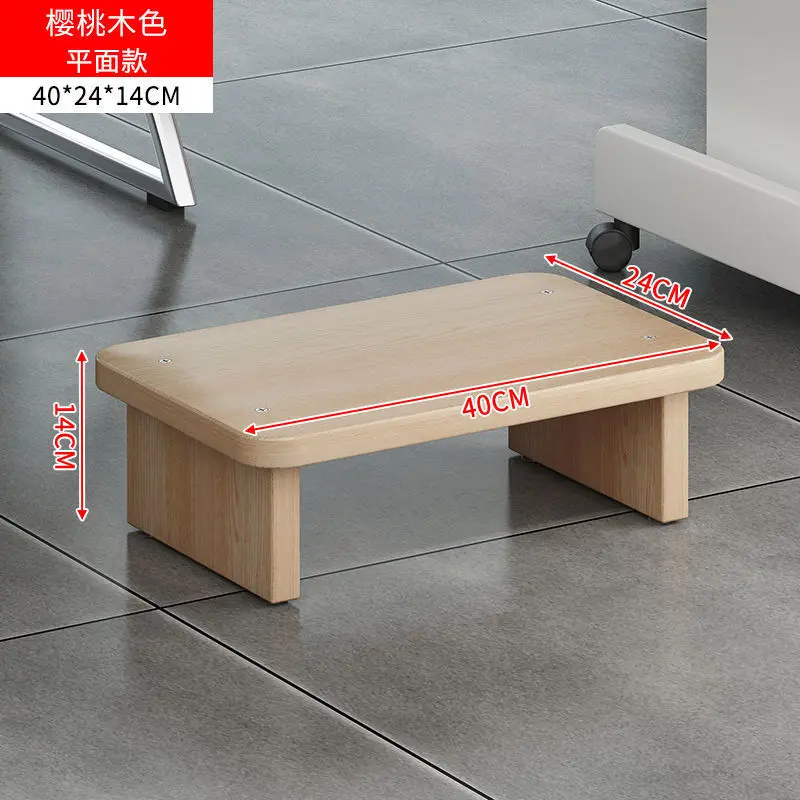 Wooden Under Desk Footrest,Office Nonslip Wooden Step Stool Foot Rest ...