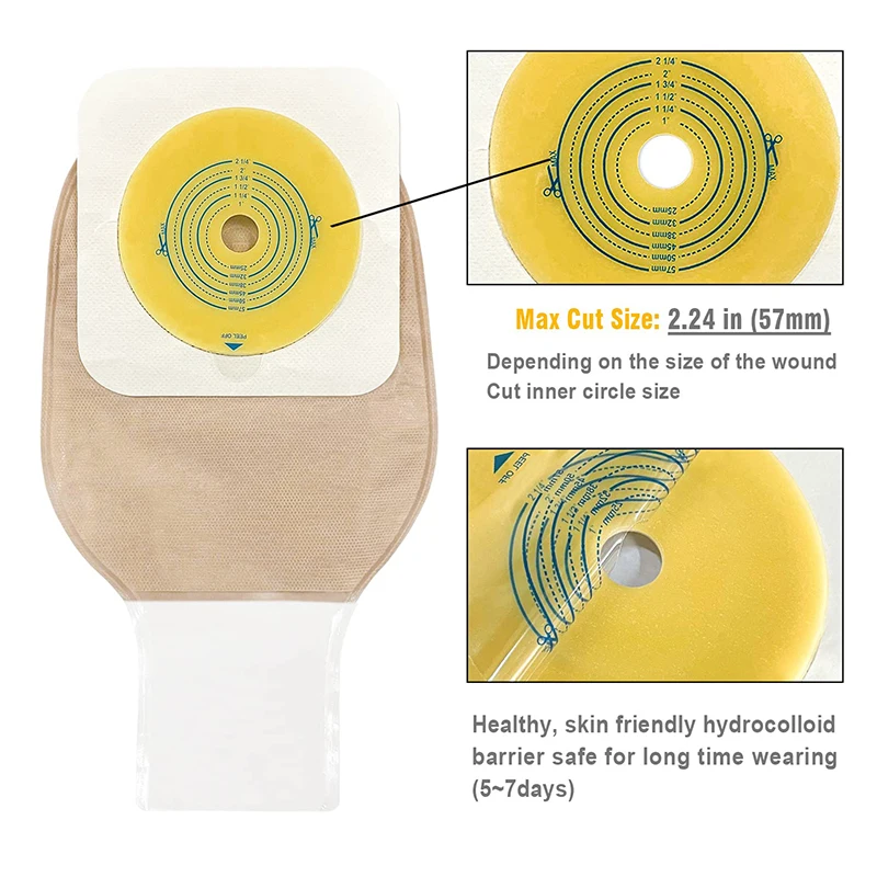 Carbou Supplies Double System Two-Piece Colostomy Care