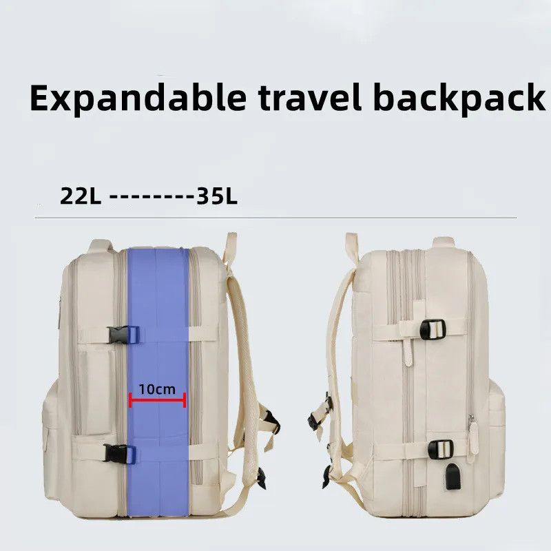 Large Multifunction Oxford Backpack Water Resistant Smart Laptop ...