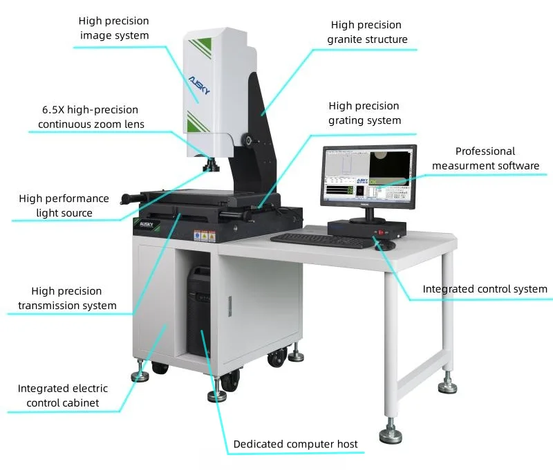 High Precision Micro Measurement with AUSKY Optical Vision Instrument