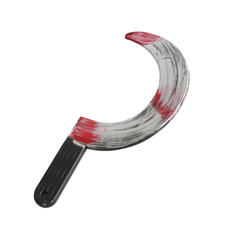 Halloween Red Bloody Sharp Knife Ghost Festival Plastic Toy Simulation ...