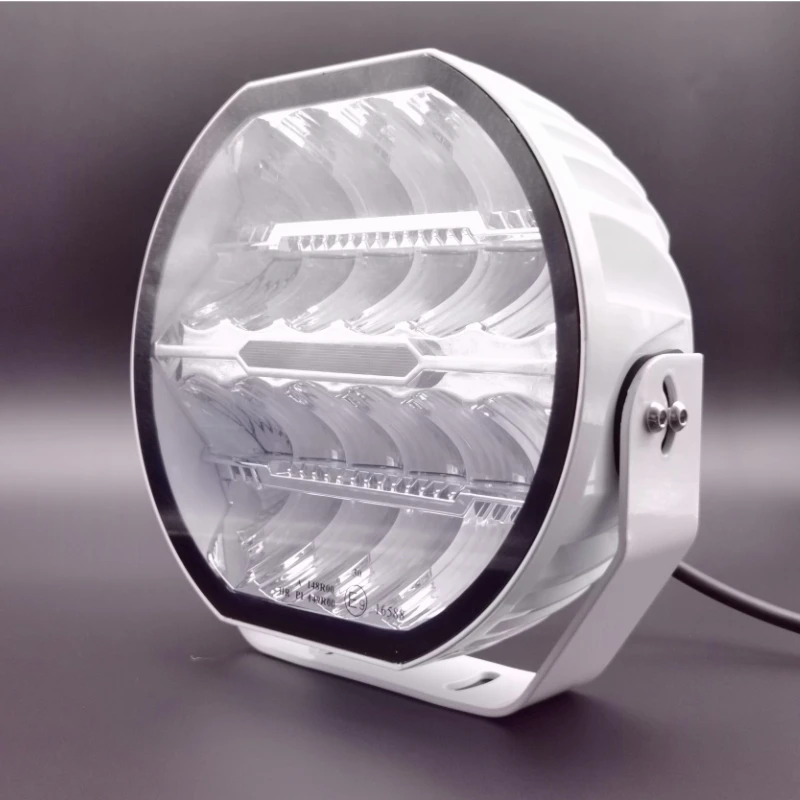 9-inch Round LED Spot Driving Light - E-Mark Mode & Boost Mode