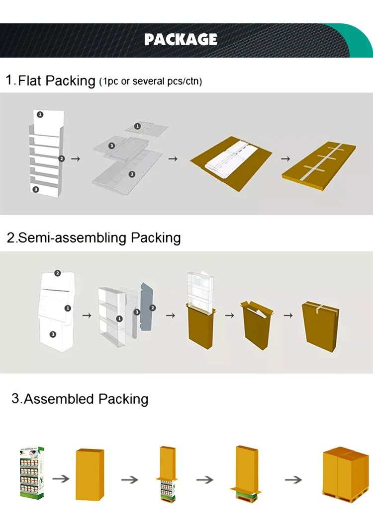 Retail Shelf Cardboard Counter Top Display Stand Show Supermarket Shop ...