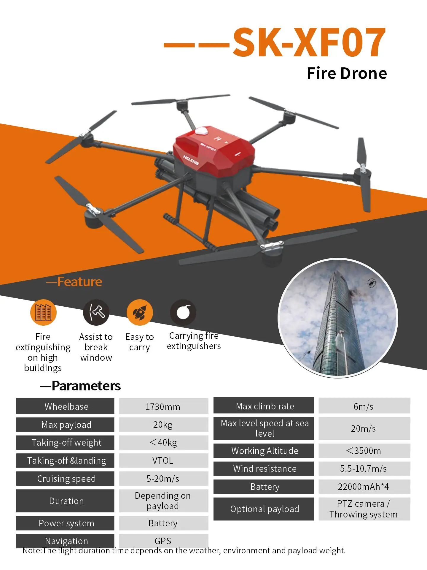 Digital Eagle Firefighting Drone Big Payload Rescue Professional Fire ...