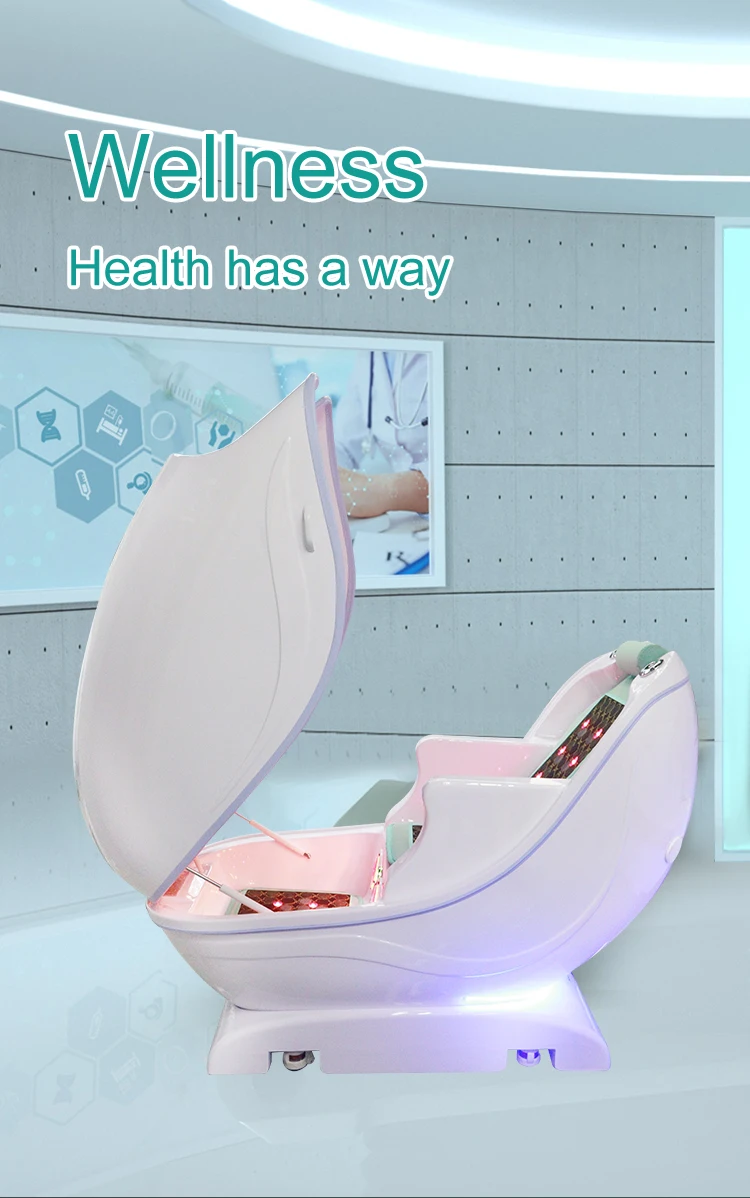 BTWS Steam Spa Capsule Sauna Capsule Far Infrared Light Float Pod ...