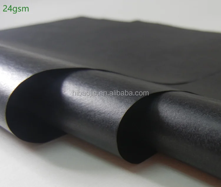 24/40gsm Black Glassine Baking Paper Sheets for Muffin Liners & OEM