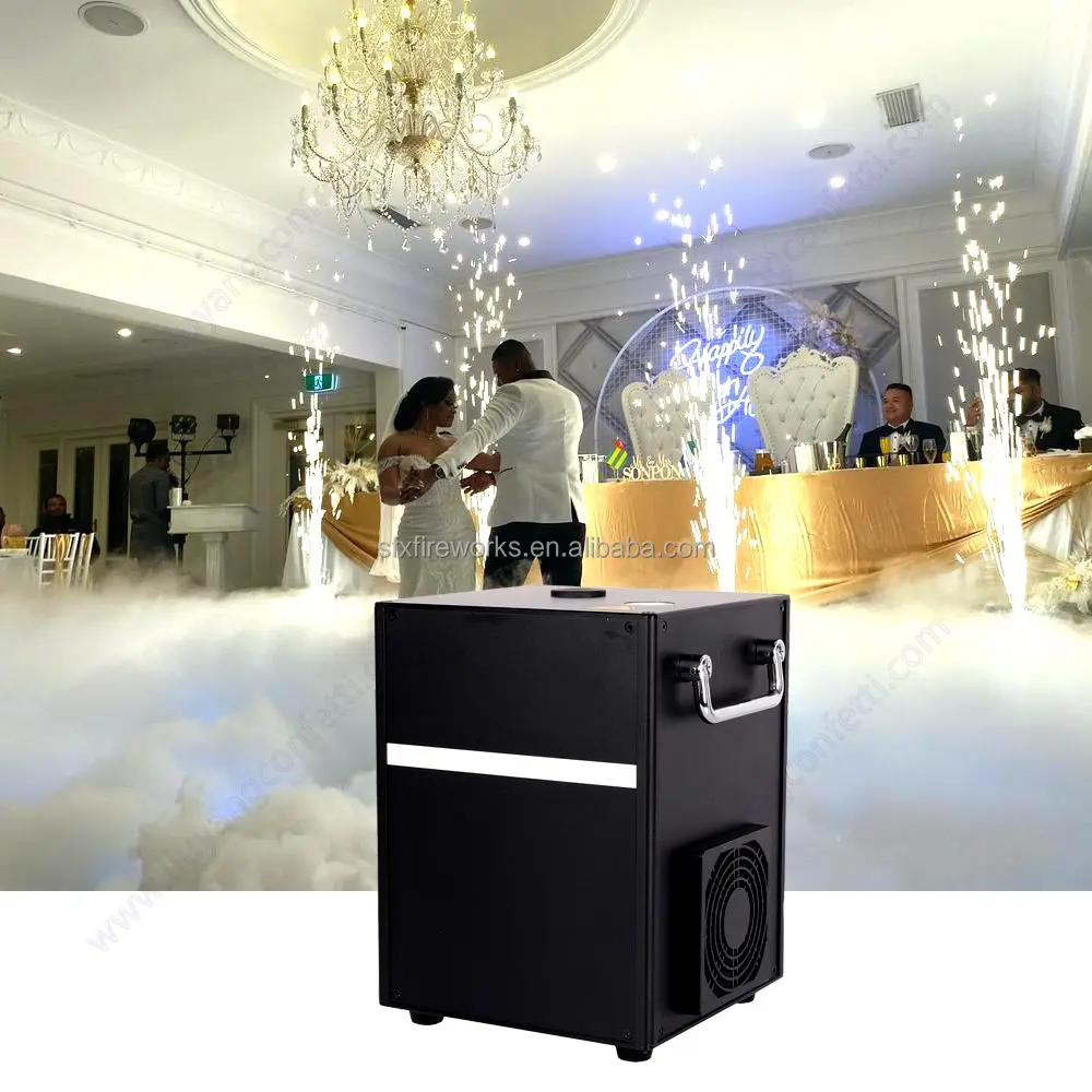 600w Cold Pyro Mini Sparkler Electronic Spark Wedding Fireworks Machine ...
