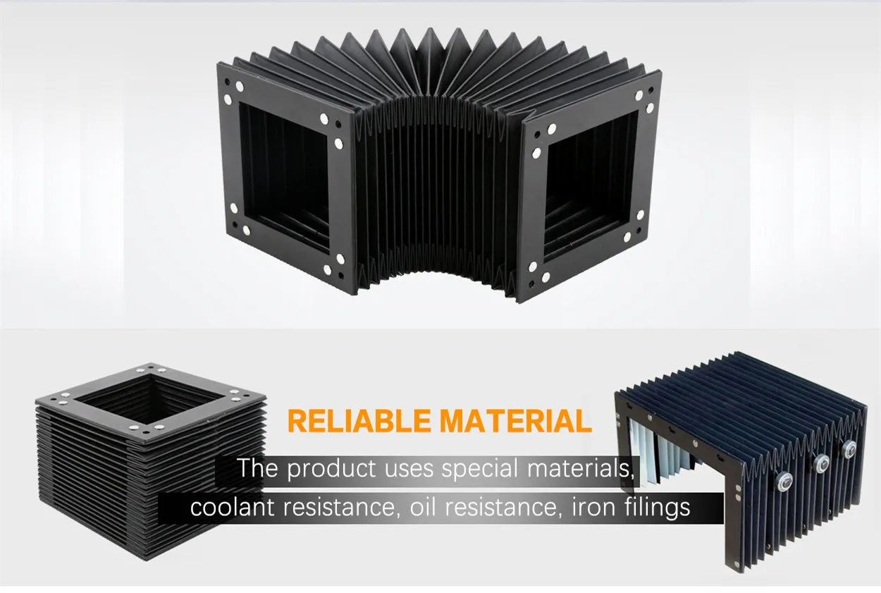 Lift Table Square Fabric Telescopic Bellows Dust Cover Fabric Accordion ...