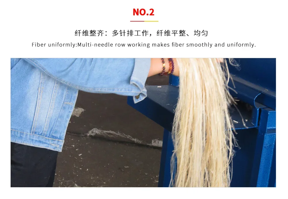 Professional Sisal Abaca Jute Fiber Combing Machine by Weijin