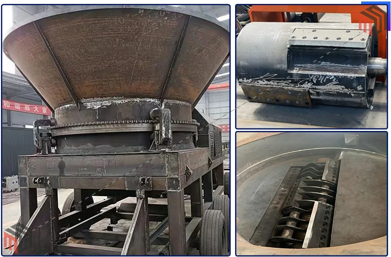 Portable Big Diameter Tree Roots Log Wood Tub Grinder Industrial ...