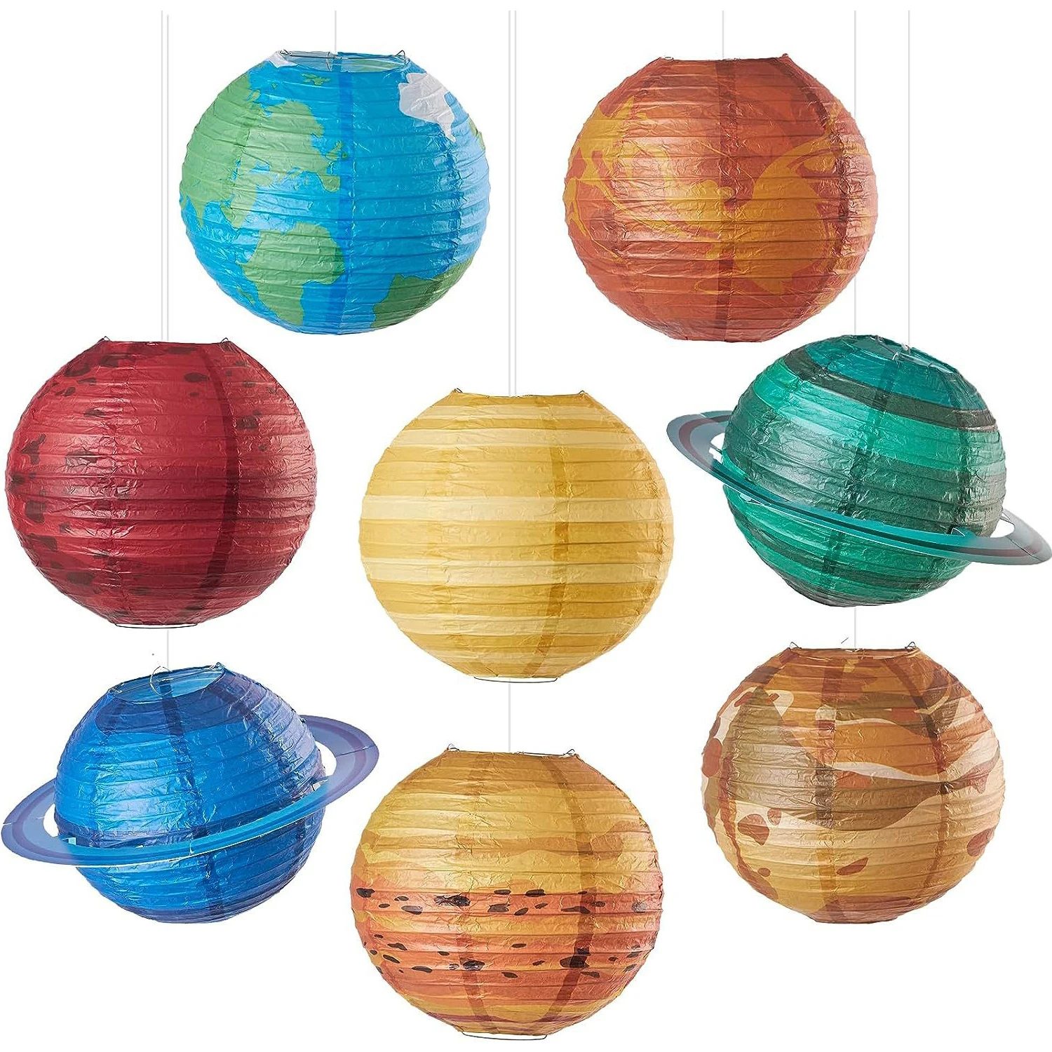 Nicro Solar System Planet Space Themed Lamp Home Decoration