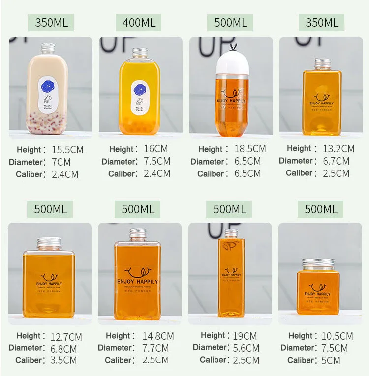 Custom Recyclable Transparent 200ml 350ml Star Shaped Milk Tea Plastic ...