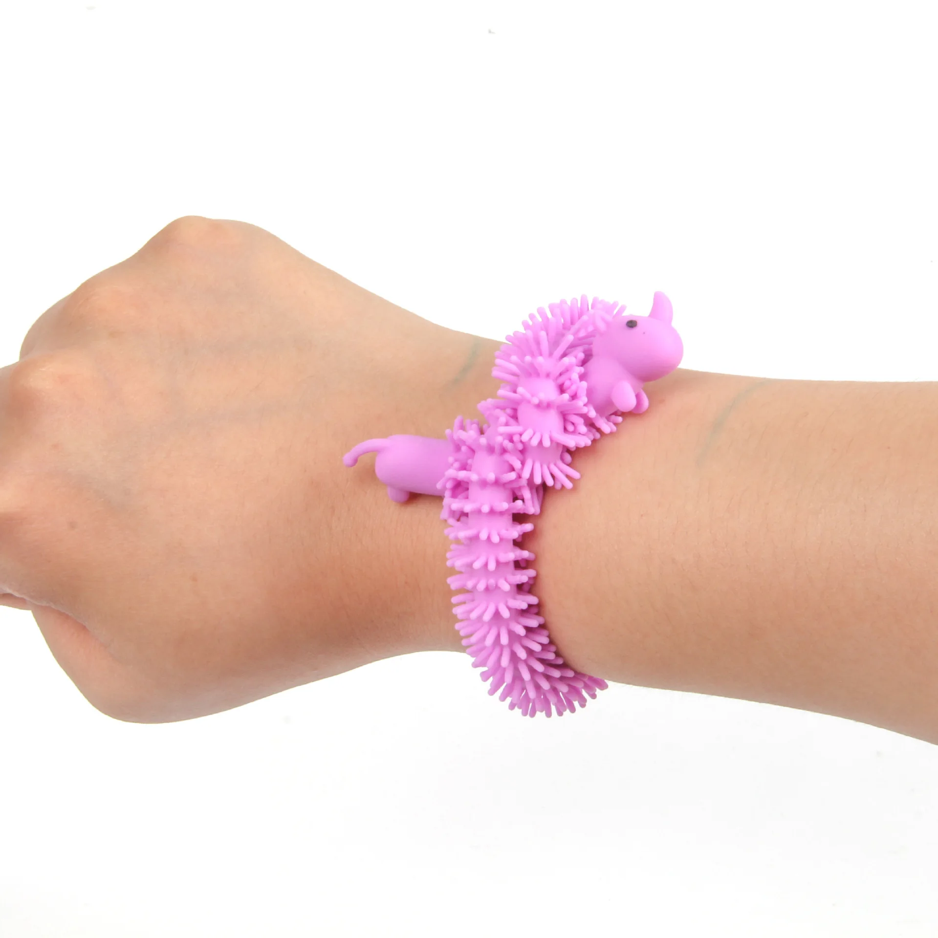 Unicorn Pull Noodle Fidget Toys String Stress Relief Autism Vent Toy ...