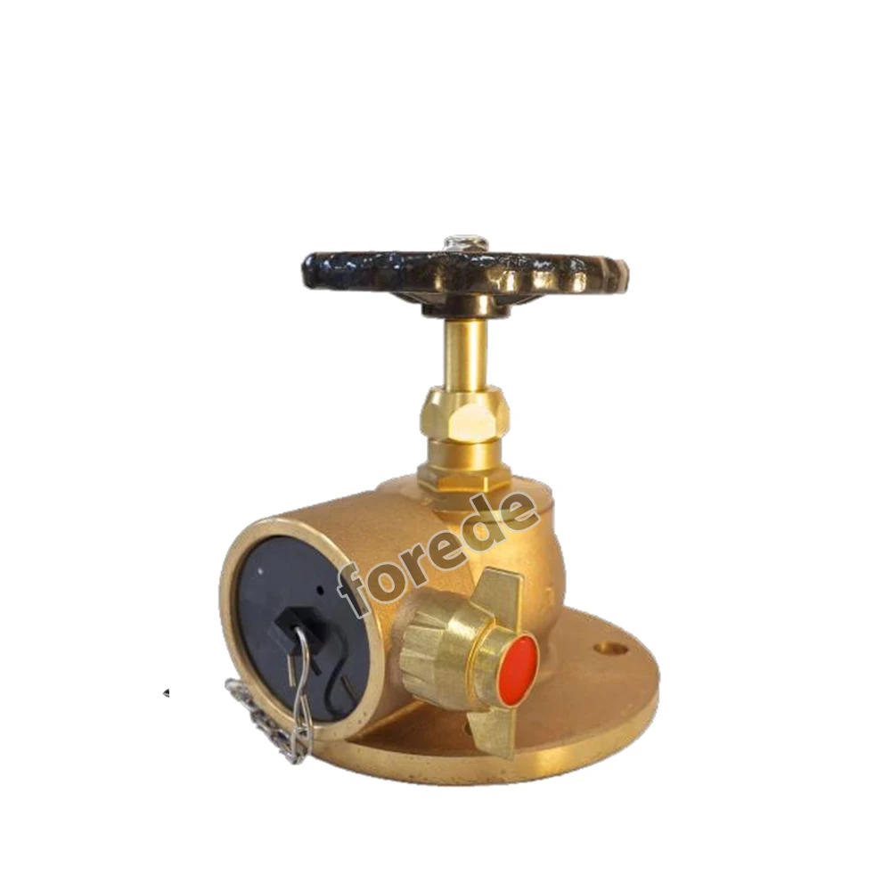 Forede Flange Right Angle Fire Hydrant Valves 2.5" Copper Alloy For ...