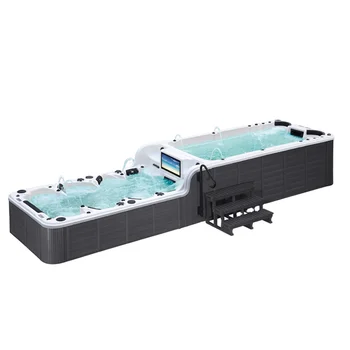Sunrans High Quality 12 Person Hot Tubs And Spas 8 Meters Endless Swim ...