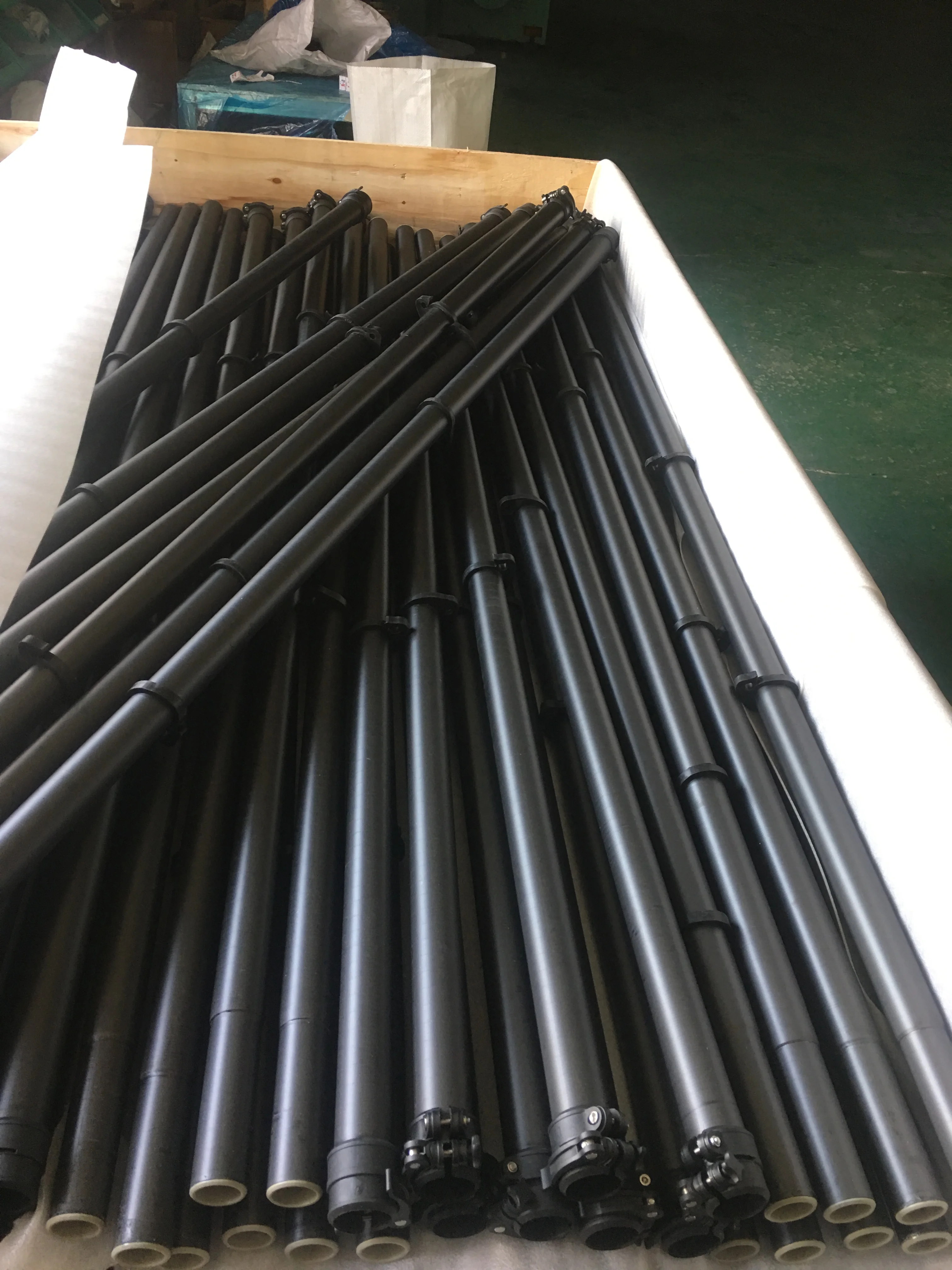 60ft 70ft 80ft Coconut Pole Carbon Fiber Telescopic Harvest Pole Fruit ...