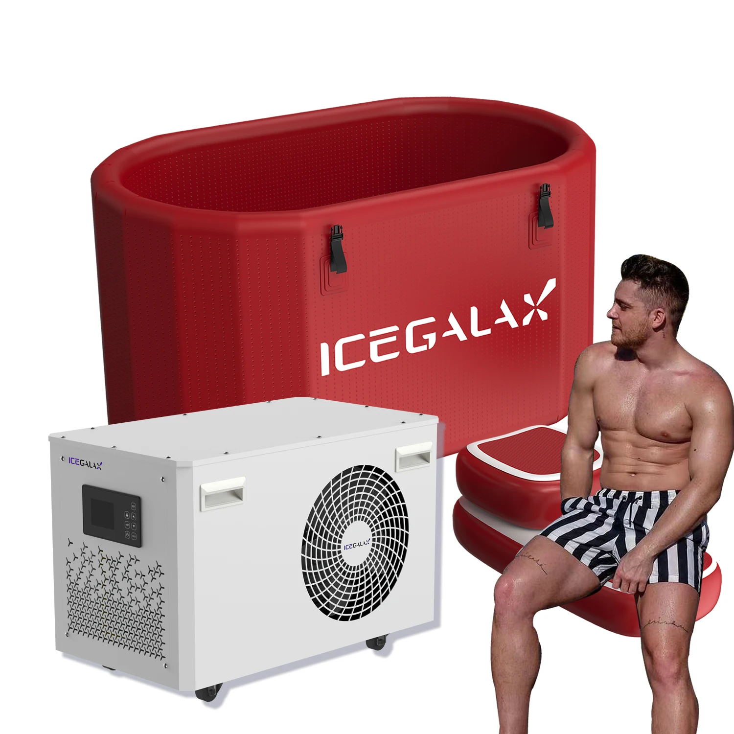 Icegalax 1/2hp Ice Bath Tub Chiller 110v/60hz 220v/50hz Cold Plunge ...