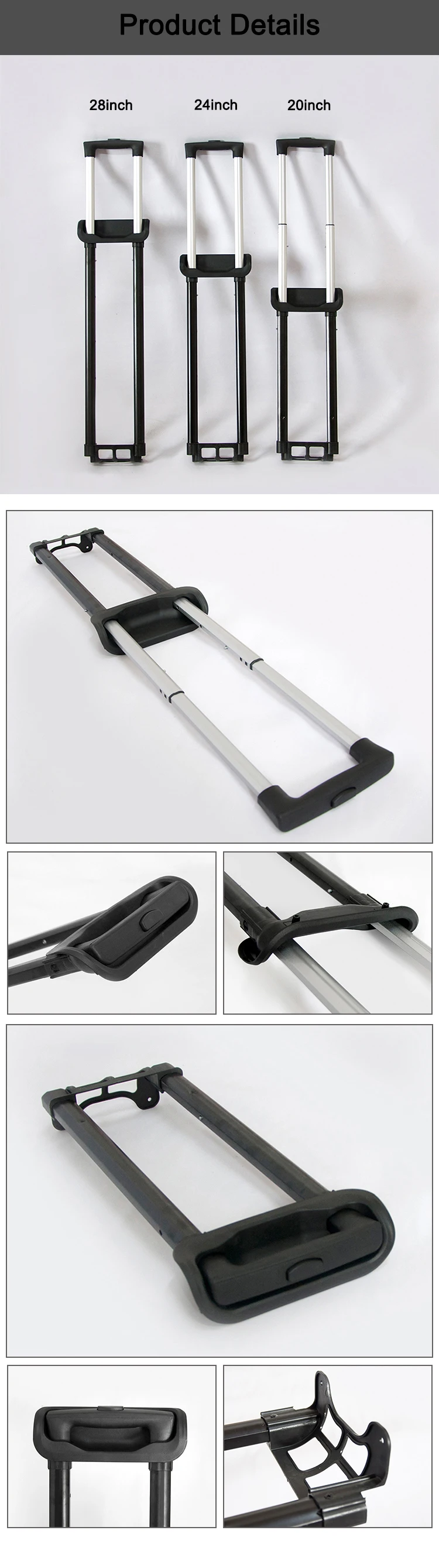 Custom Suitcase Accessories - Retractable Trolley Handle