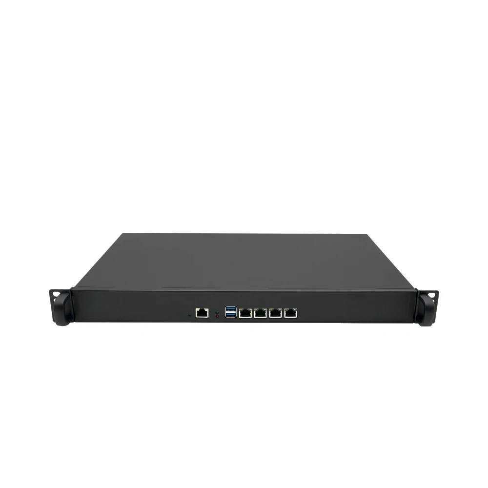 19 Inch 1U Rackmount Mini PC Server with J4125 Processor 4 Lan Port VPN ...