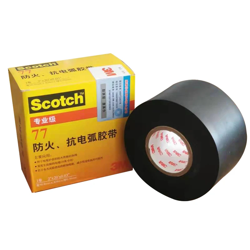 3M 77 Insulation Electrical Tape Arc Resistant Tape Heat Insulation ...