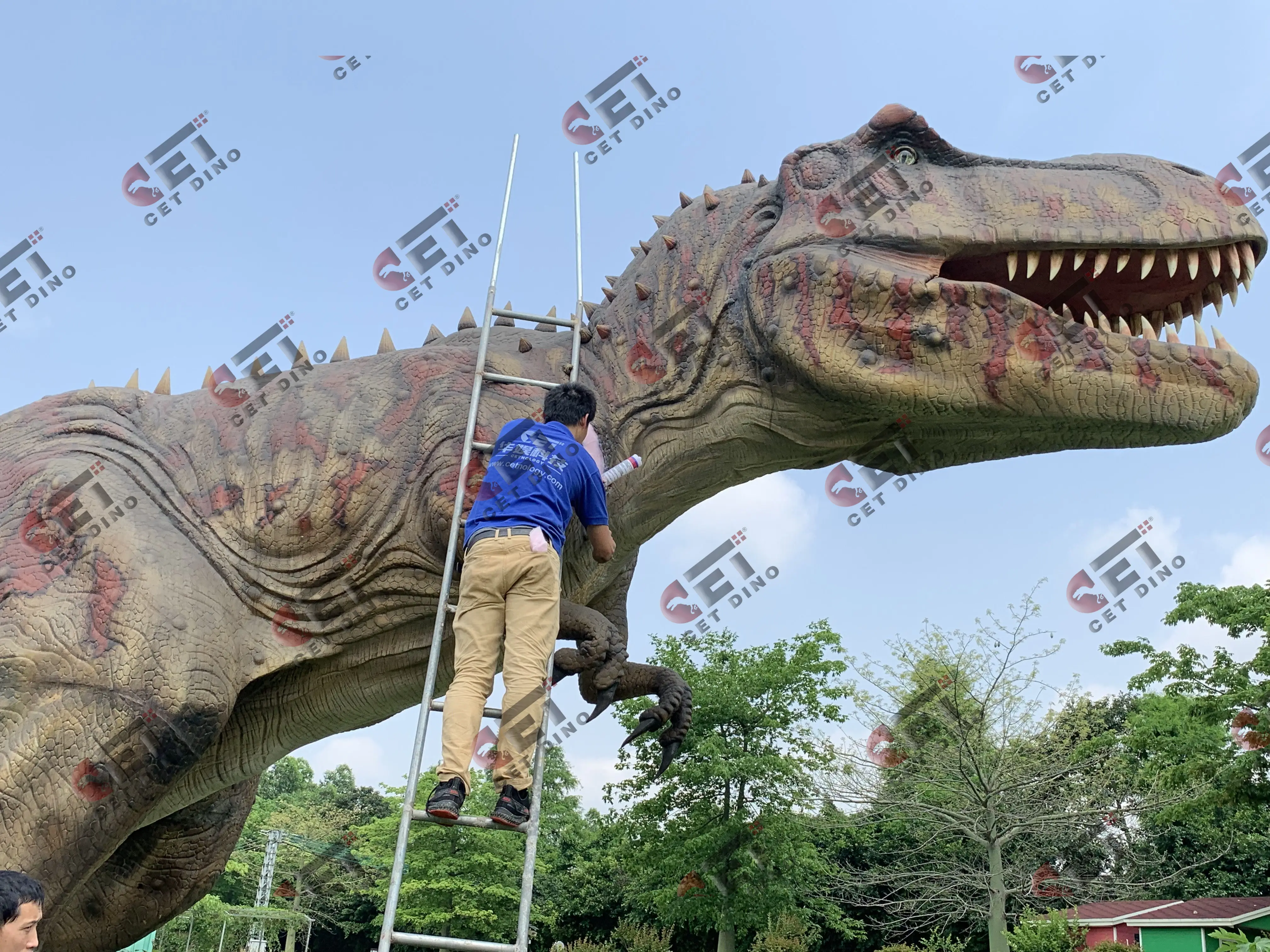 Lifelike Animatronic Dinosaur 3d Carnotaurus Robotic Dinosaurs Animatronic Dinosaur - Buy ...