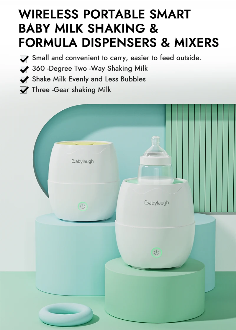 Babylaugh Wireless Portable Smart Formula Dispensers Mixers