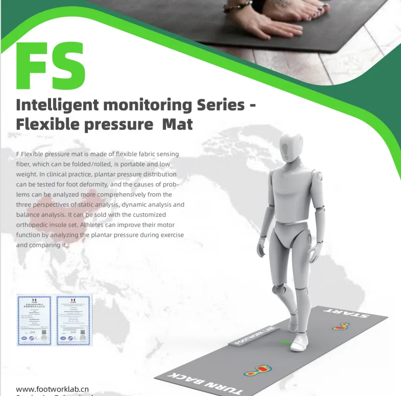 3d For Orthopedic Foot Pressure Sensor Mat Gait Analysis System For Podiatry Foot Mat ...