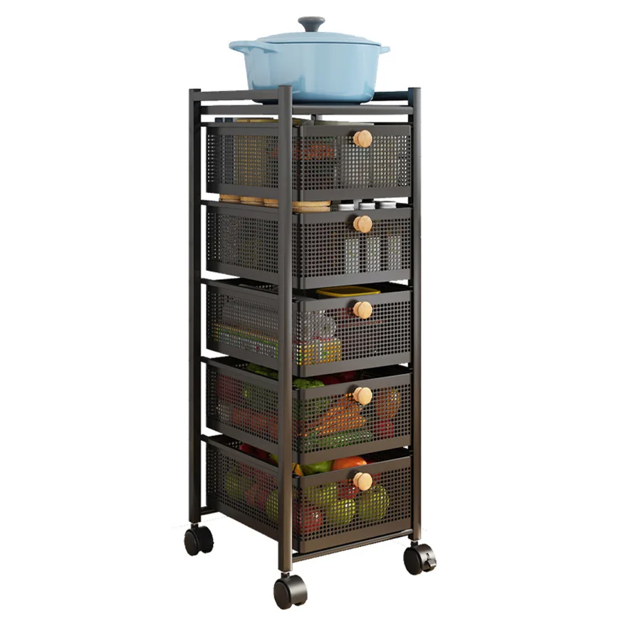 Movable Kitchen Drawer Trolley Slim Storage Rack Cart| Alibaba.com