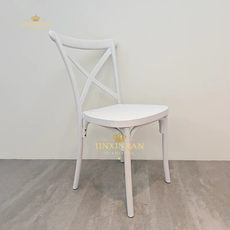 Modern Plastic X Crossback Chair Stackable Dining Wedding Chairs for ...