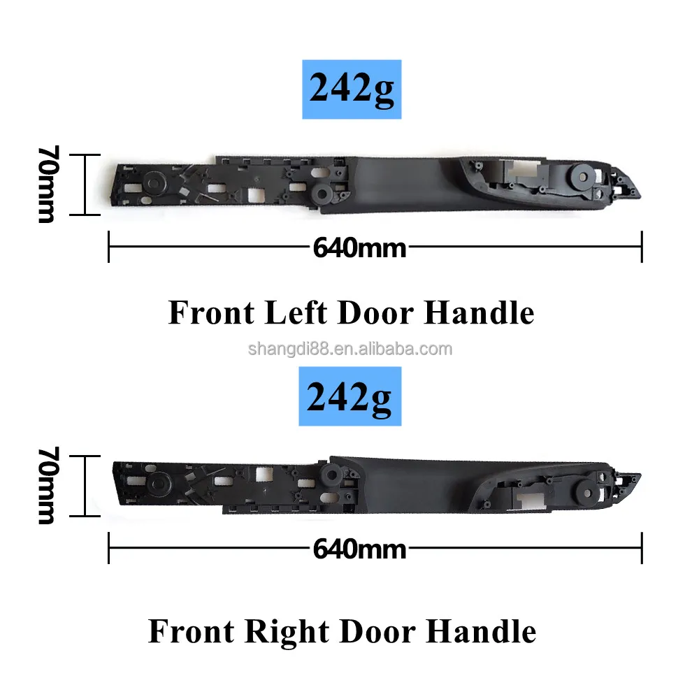 LHD RHD Inside Door Pull Handle Assembly Trim Set for BMW 7 Series F01 F02